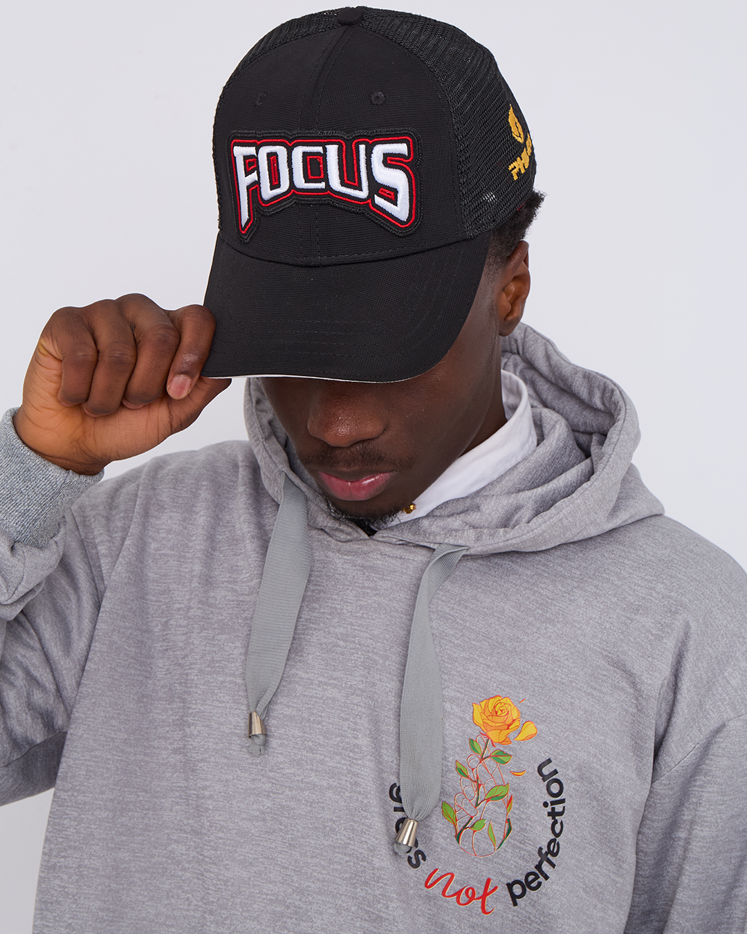 Black cap with "FOCUS" embroidered in red, white, and blue. - Phil413uk